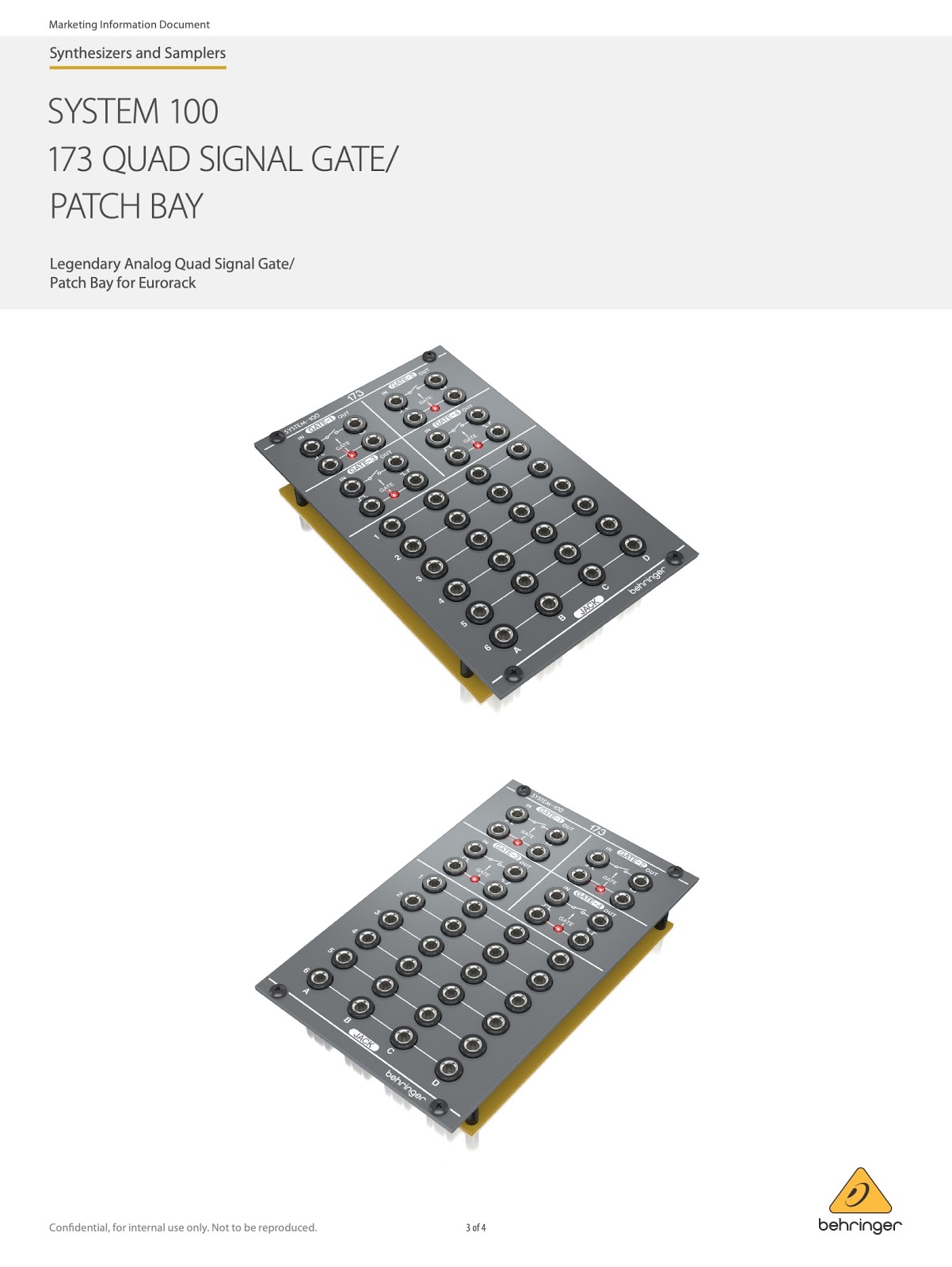 MATRIXSYNTH: NAMM 2020 - Introducing System 100 - Behringer Modular ...