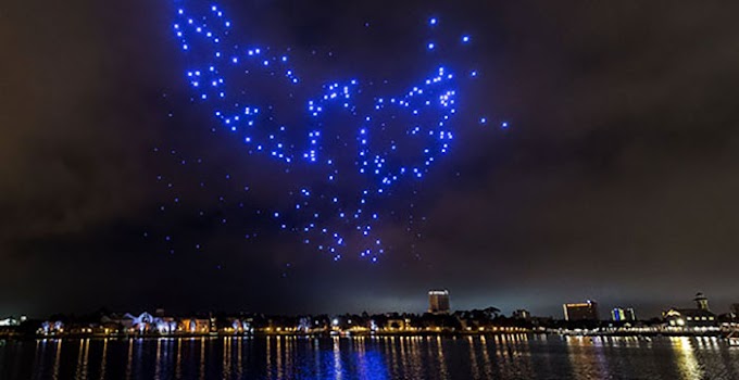 Espectacular show con drones en Disney World
