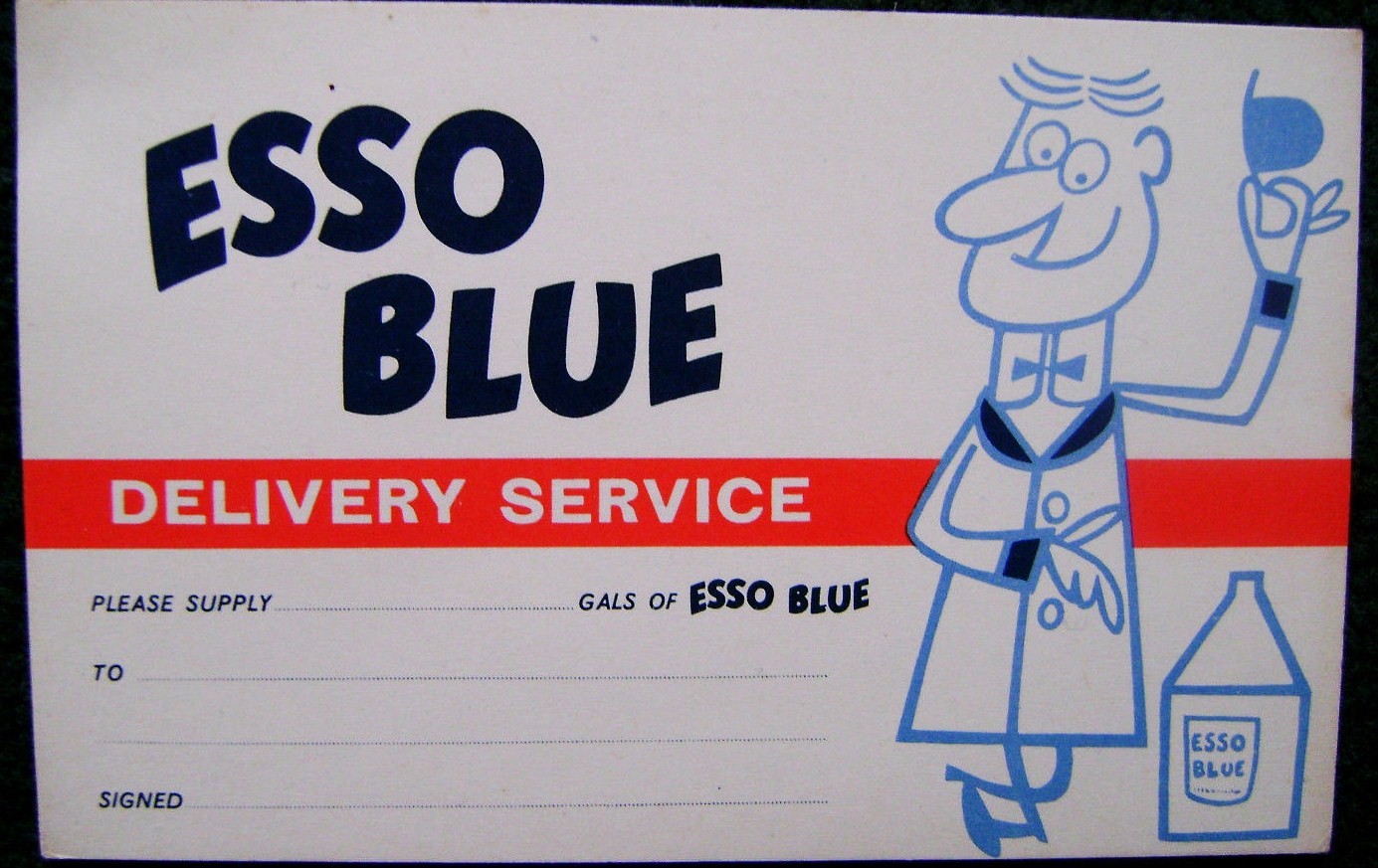 20th Century Ads: "Boom Boom Boom Boom!" - Joe The Esso Blue Dealer