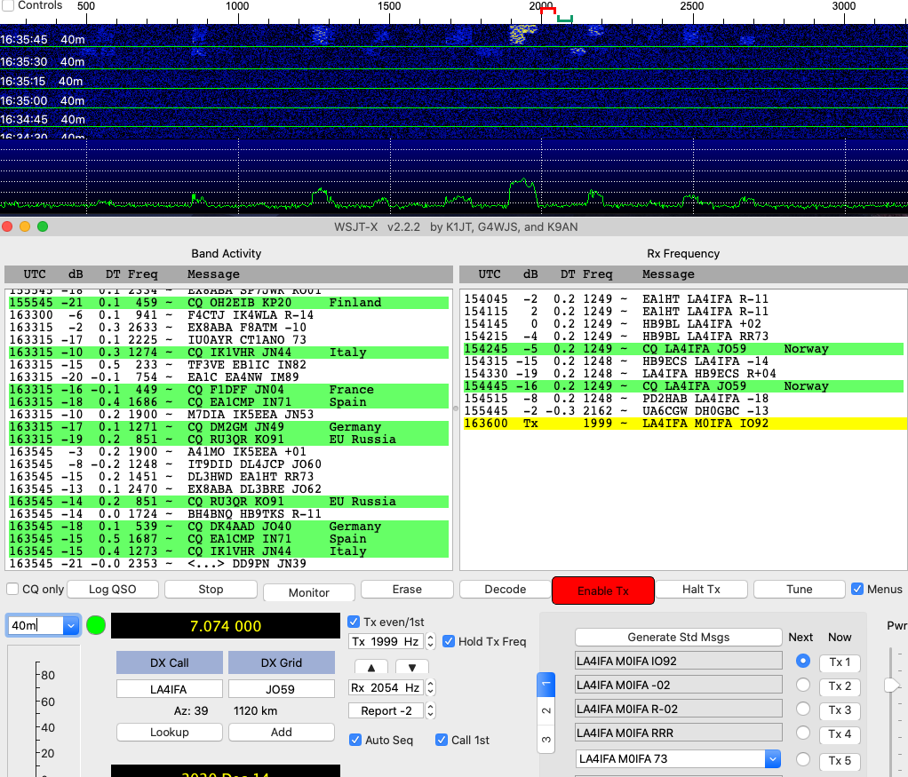Ganymede M0IFA: Mac Mini setup for SDR FDM-SW2 (Windows) and WSJT (MacOS)