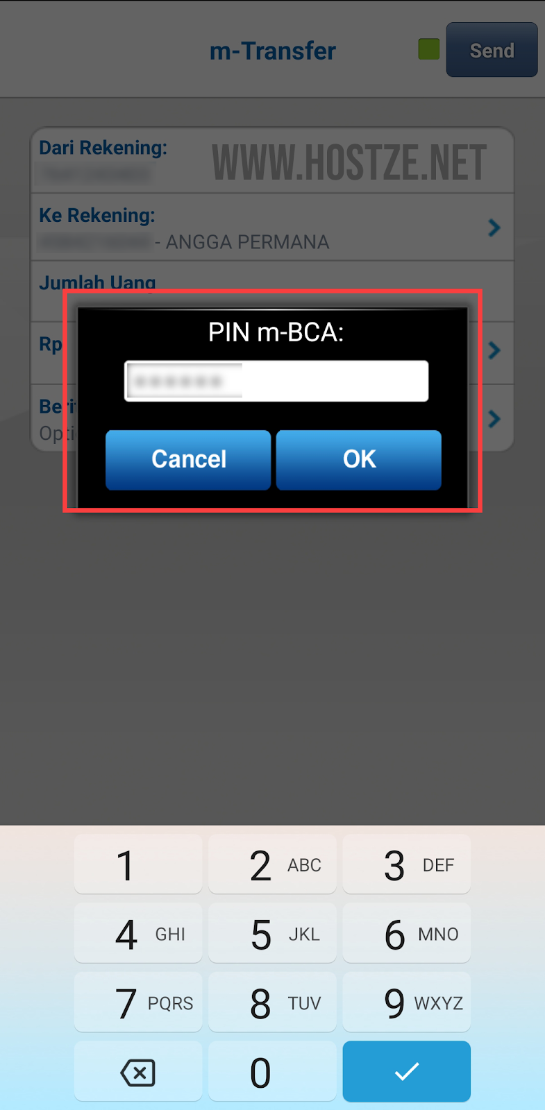 Cara Transfer Uang dari Mobile Banking BCA Lengkap - Hostze - Blogger ...