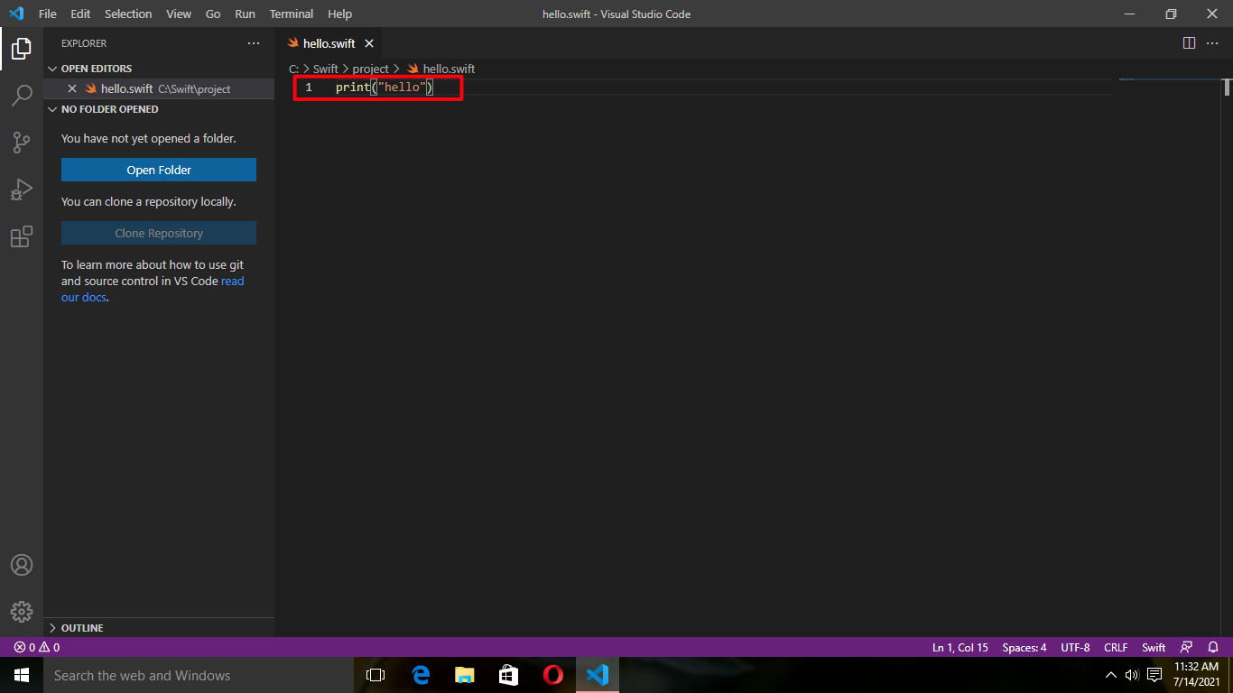 Run swift on windows - retybasic