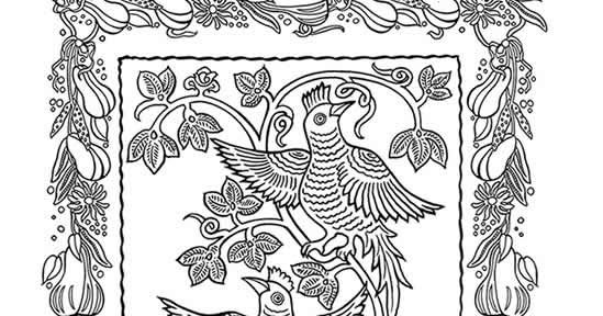 Folk Art Coloring Pages 2 ~ Coloring Pages