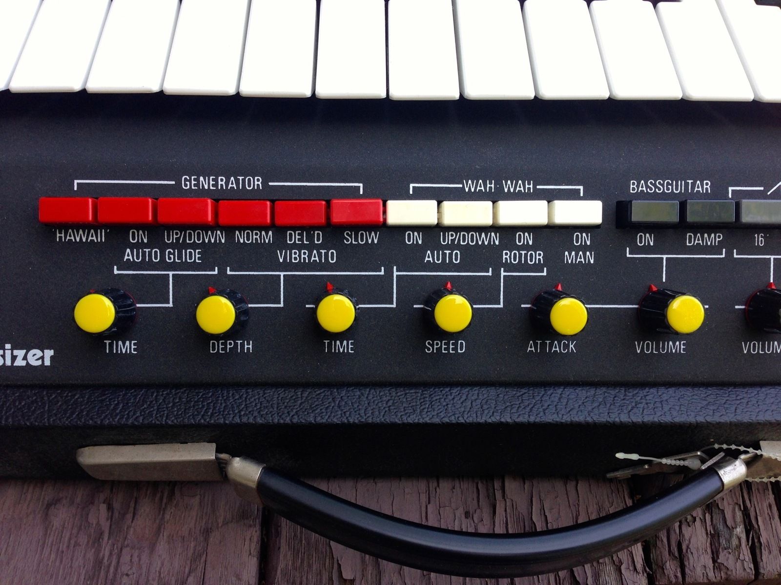 MATRIXSYNTH: WERSI BASS SYNTH Rare German Vintage Analog Synthesizer SN ...