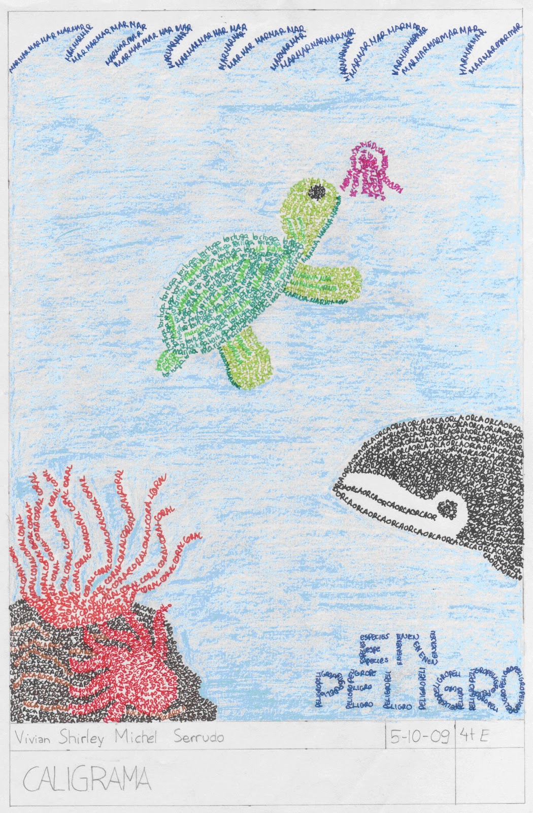 CALIGRAMA: dibujad escribiendo