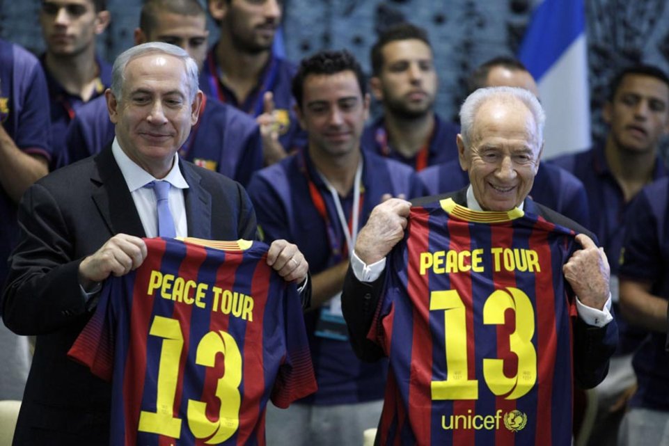 Koide9enisrael: Le FC Barcelone en Israël pour relancer la paix