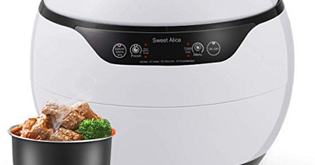 The Sweet Alice Electric Pressure Cooker, Rice Cooker, Stainless Steel ...