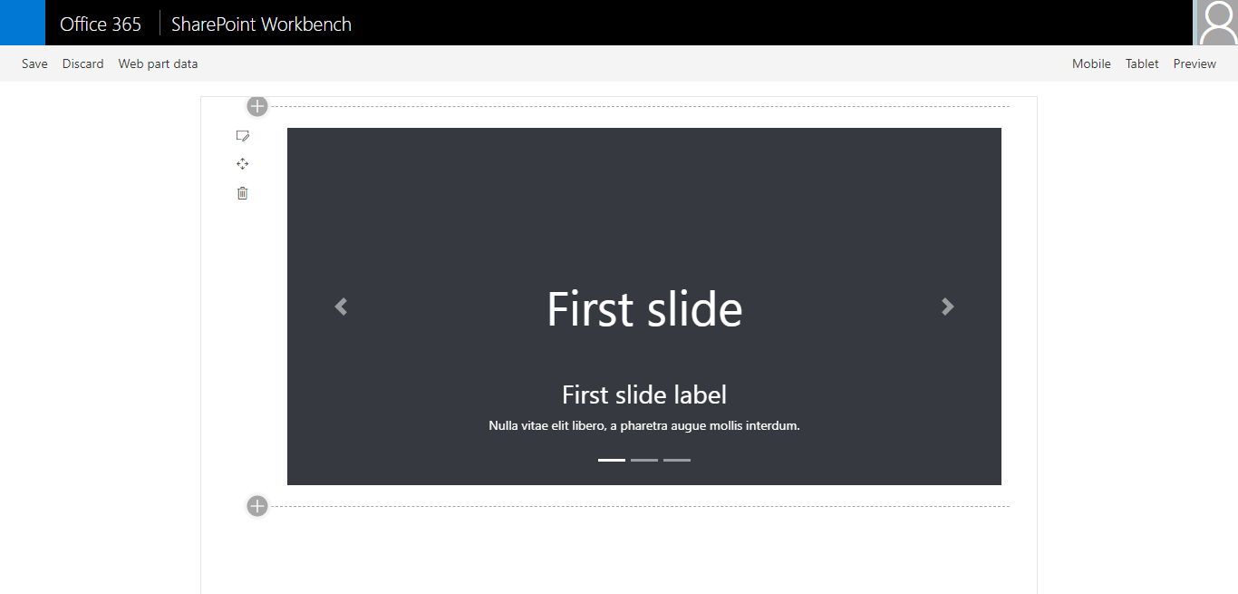 Implement carousel with React JS in SPFx Implement carousel with React JS in SPFx