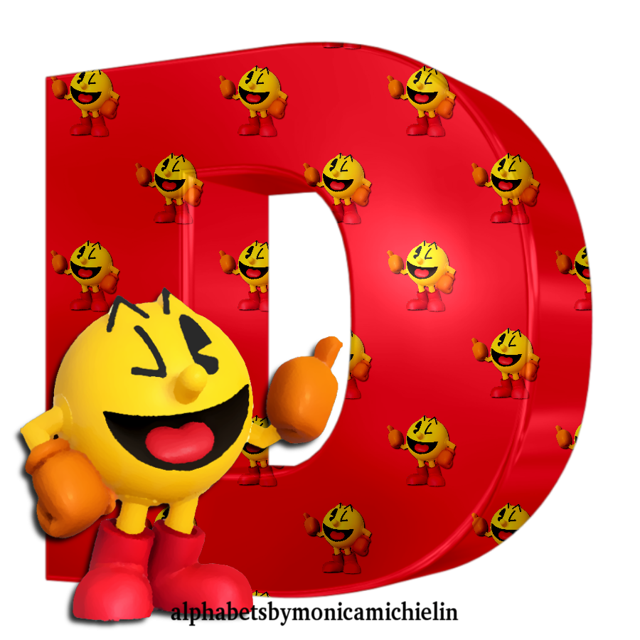 M. Michielin Alphabets: RED SUPER SMASH BROS. NINTENDO PACMAN ALPHABET ...
