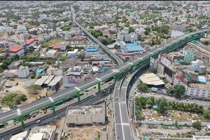Salem two tier flyover, salem two tier bridge
