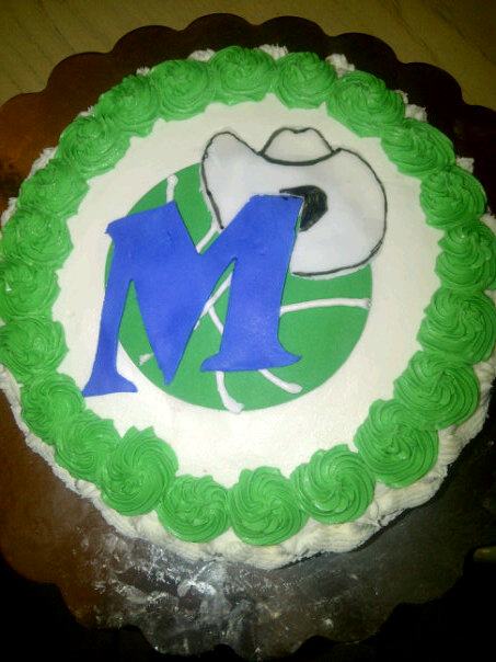 Cakes By Nichole: Dallas Mavericks Cake