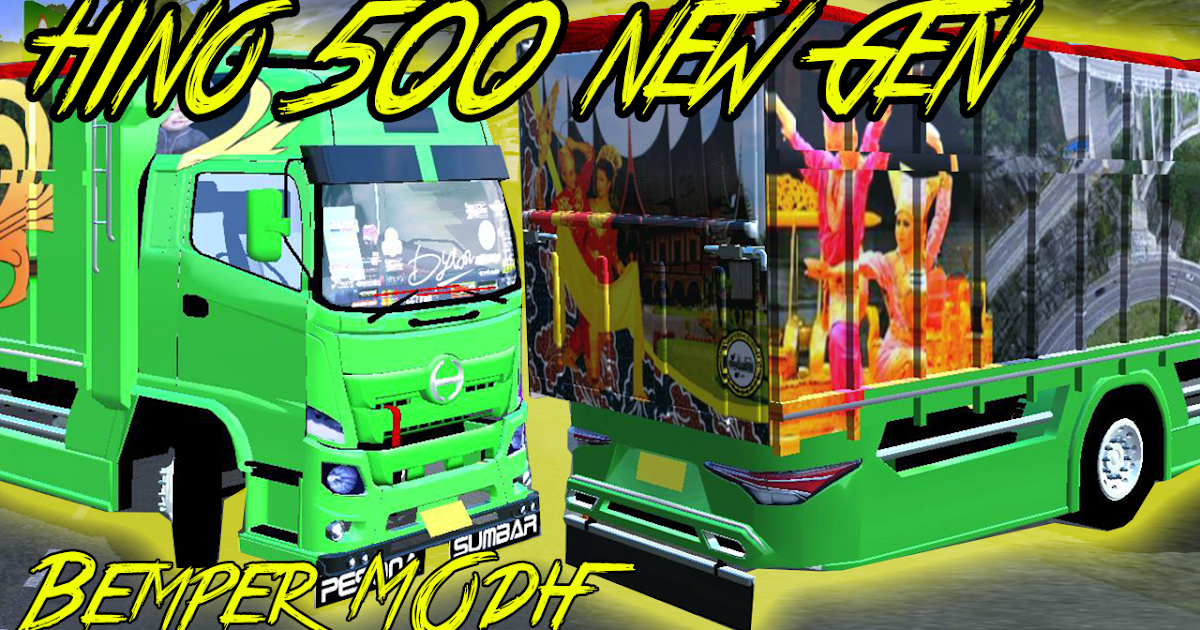 HINO MODIF!! MOD HINO 500 BEMPER MODIF CVT ALDOVADEWA | MOD BUSSID ...