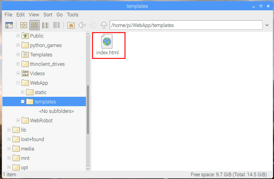 หุ่นยนต์ Raspberry Pi: การใช้งาน Flask ในการพัฒนา Web Application