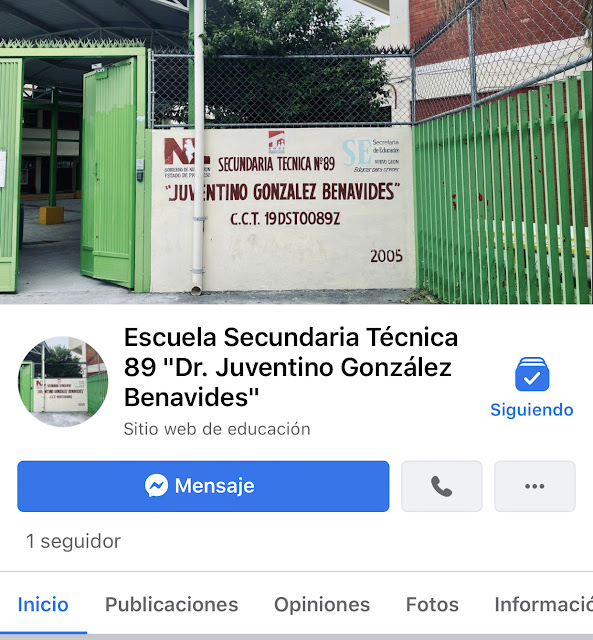 Escuela Secundaria Técnica No. 89 "Dr. Juventino González Benavides"