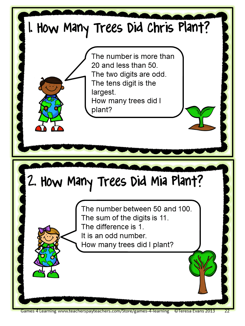 Fun Games 4 Learning: Earth Day Math Fun