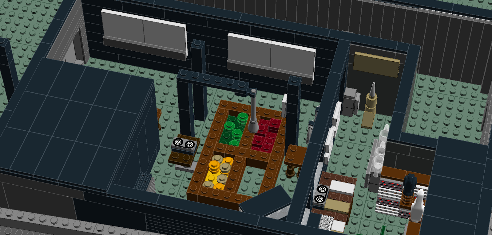 The Dark Streets of the Cardboard City: The Drowned Lego: Basement