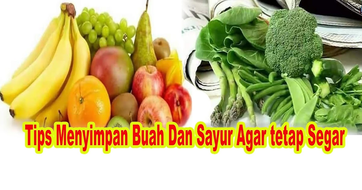 Cara Menyimpan Buah dan Sayuran Agar Tetap Segar - Aflah Sentosa Cara Menyimpan Buah dan Sayuran Agar Tetap Segar - Aflah Sentosa