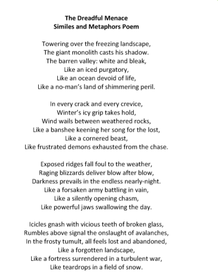 Year 6: English Lesson 4 The Dreadful Menace