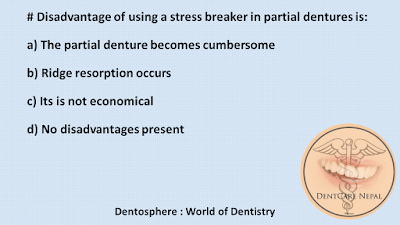 Dentosphere : World of Dentistry: Stress breaker in Partial Dentures