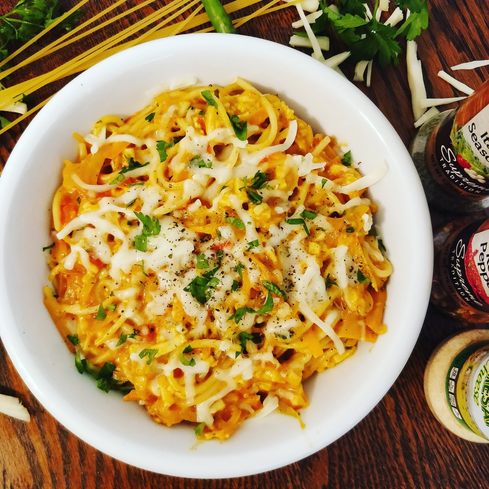 Paneer Cheese Masala Pasta