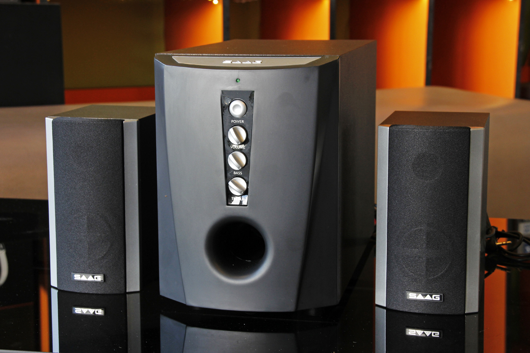 ลำโพง SAAG 2.1 (Neutrino) Black ราคา 1,390 บาท ~ HappyCom (Blog)