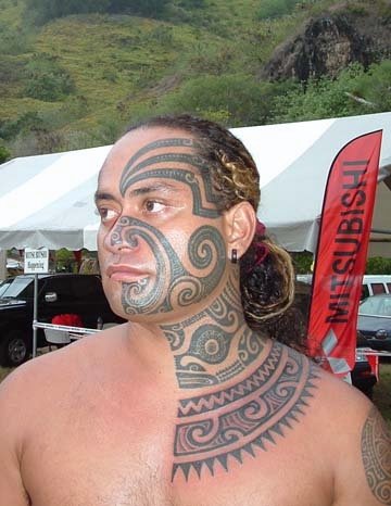 best tattoo design: Marquesan tattoo