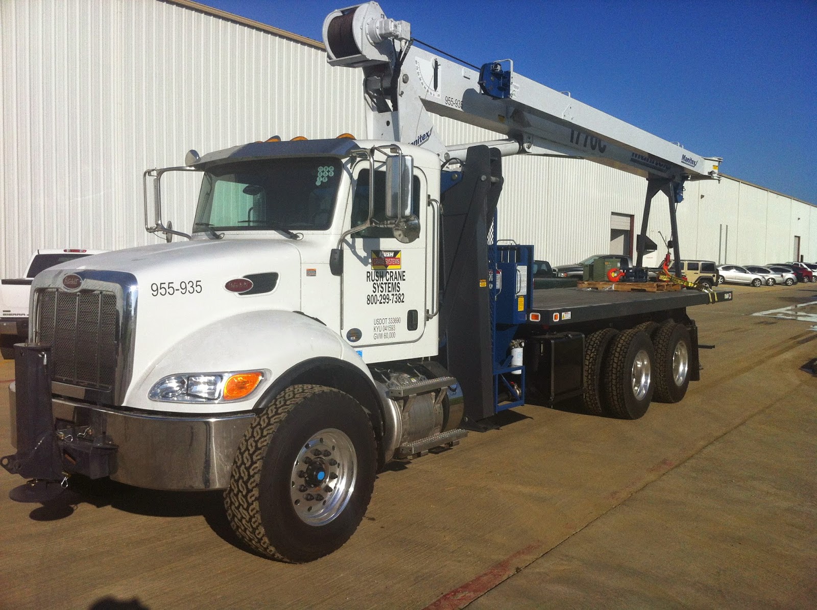 Boom Truck Sales & Rental: Used 2014 348 Peterbilt With 17ton Manitex 1770C