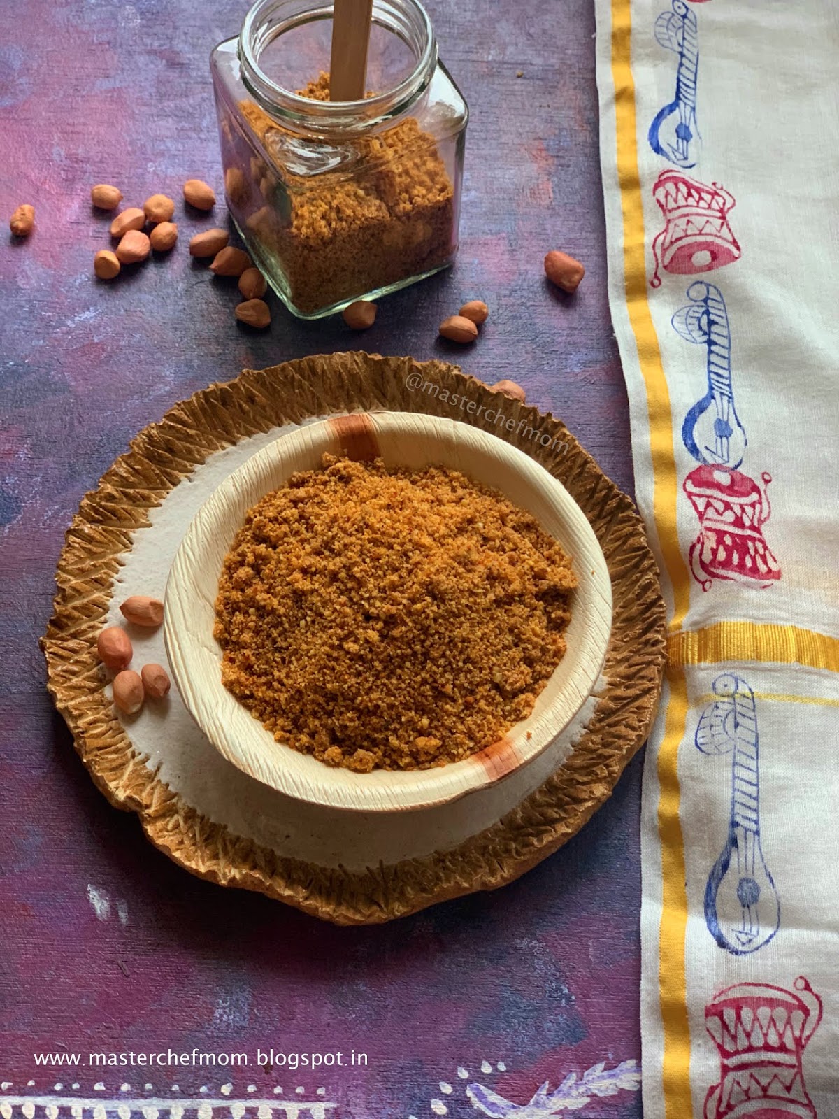 MASTERCHEFMOM: Verkadalai Podi | Peanut Podi | Peanut Spice Powder ...