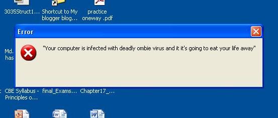 Funny computer prank- Fake warning message in your pc by Message ...