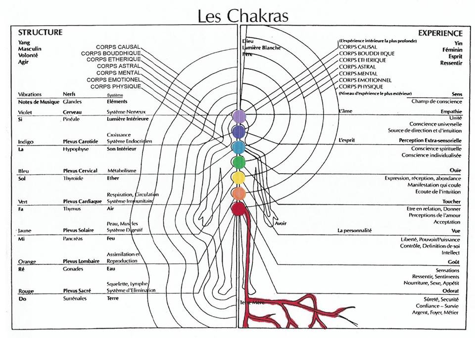 Les Chakras et les Corps subtiles