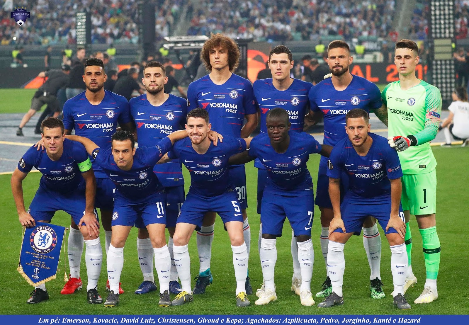 Times Campeões: Chelsea Campeão da Liga Europa 2019