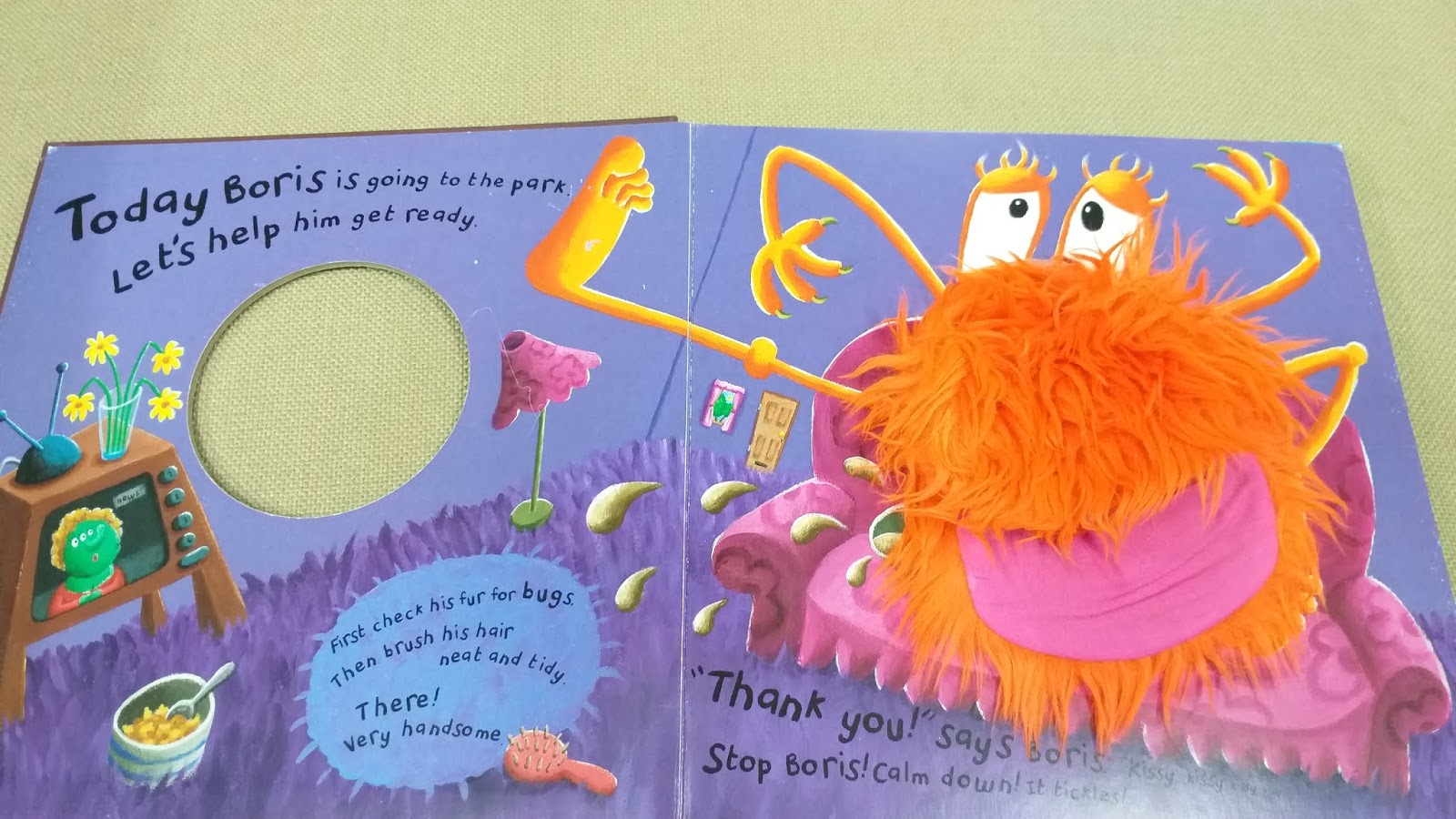 Kid Books Blog: 61.Calm down Boris / Turn it up , Doris