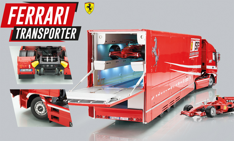 Colección Ferrari transporter 1:18 Centauria Italia
