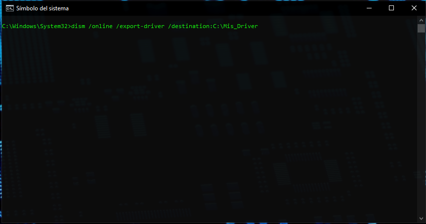 Como respaldar mis driver sin instalar programas usando CMD