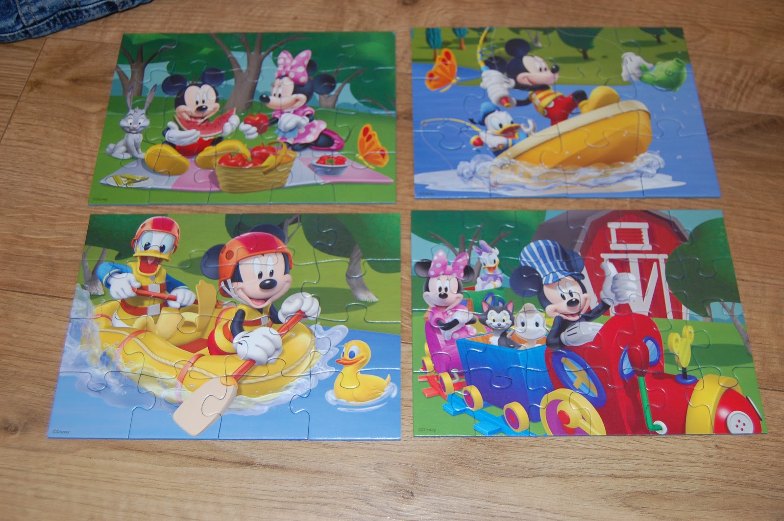 Mickey Mouse Clubhouse Four In A Box Jigsaw Puzzle - My Three and Me