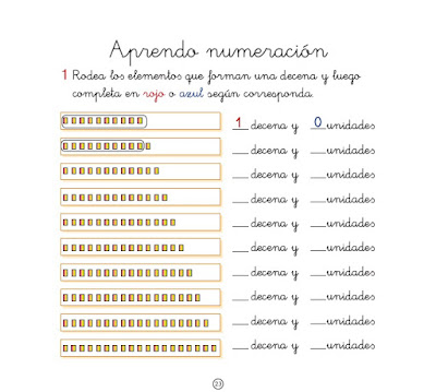Material educativo: APRENDER LOS NÚMEROS CON CUENTOS