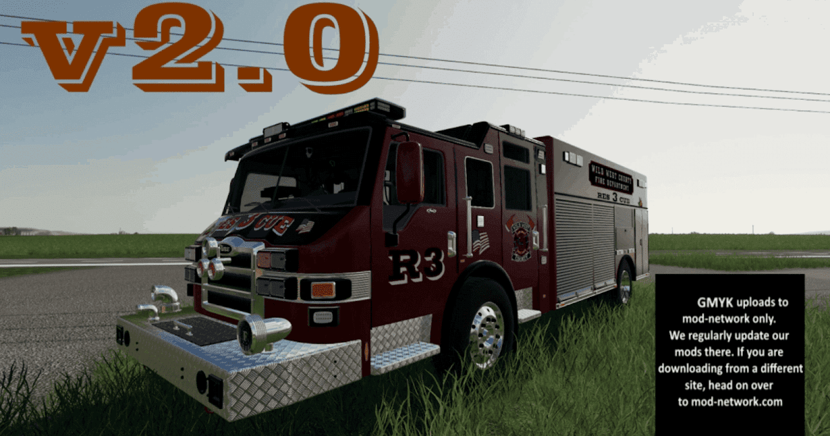 FS19 Pierce Velocity Single Axle Rescue v2.0 - FS 19 & 22 USA Mods ...
