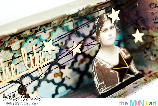 creativity is allowing yourself to make mistakes: mini box for the Mini Art