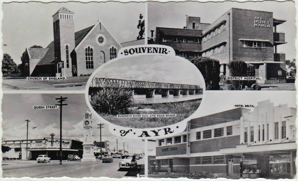 Historical Australian Towns: Ayr, QLD: Sugarcane Fields by The Burdekin ...