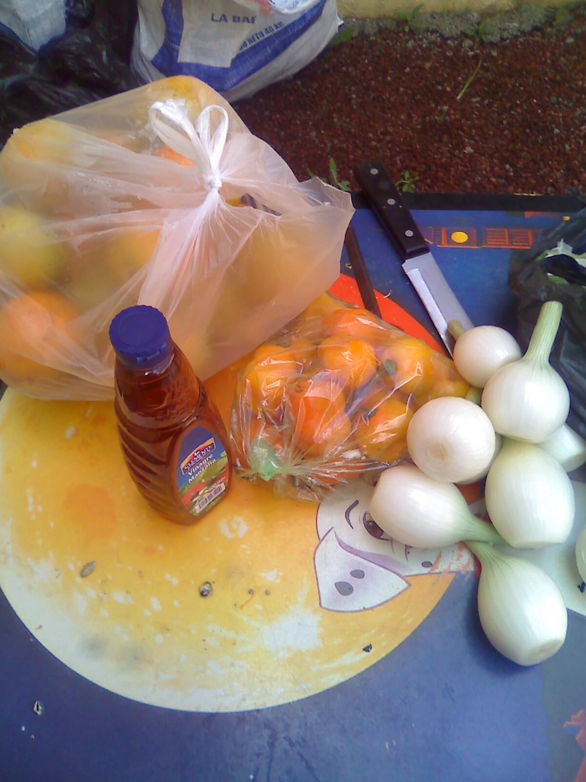 SALSA DE CHILE PERON Y NARANJA