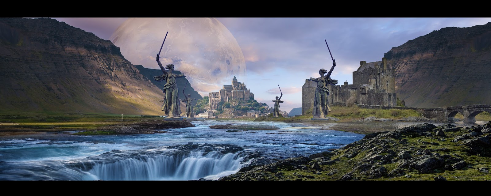 Castle Matte Painting
