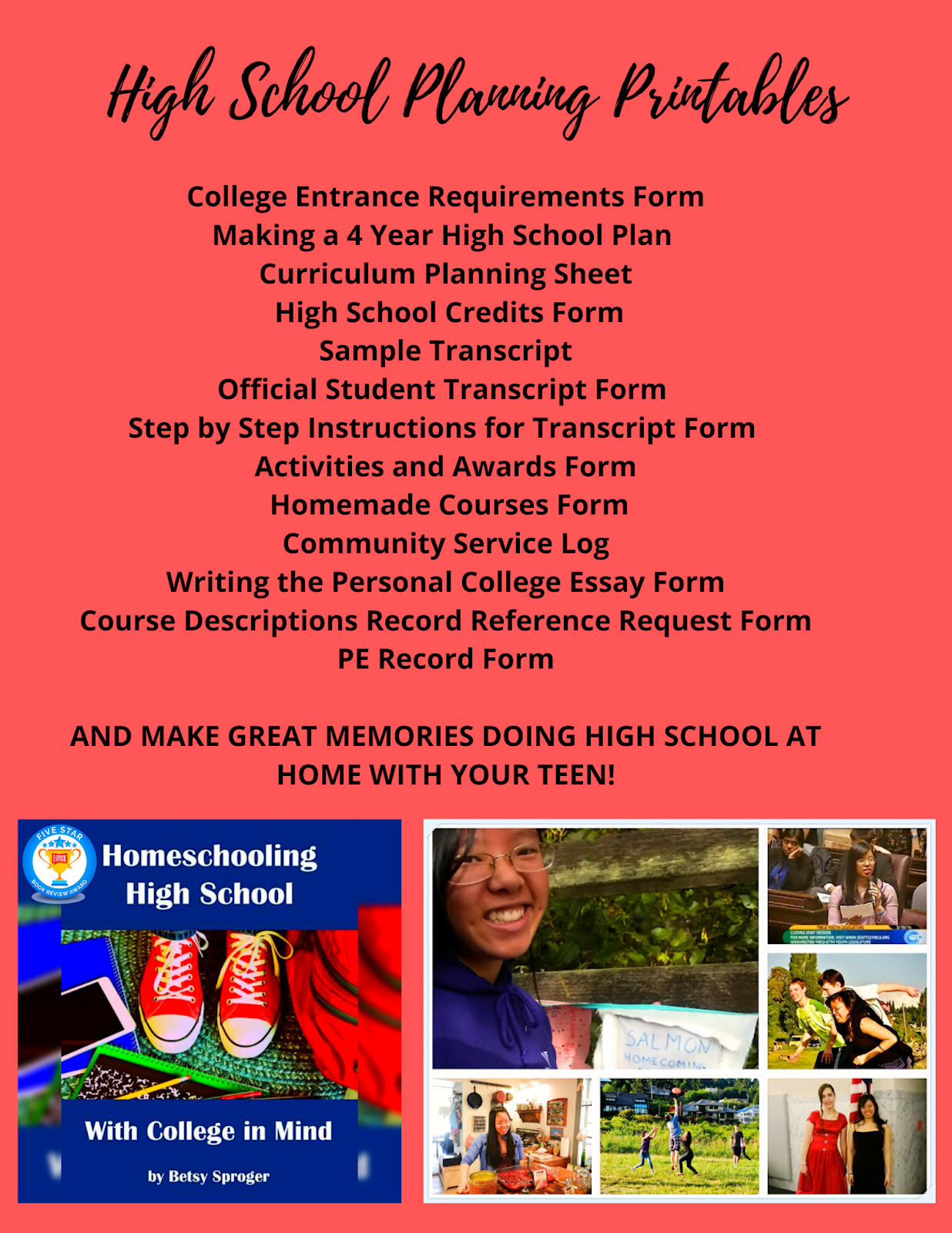 BJ's Homeschool : Planning High School with College in Mind and How To ...