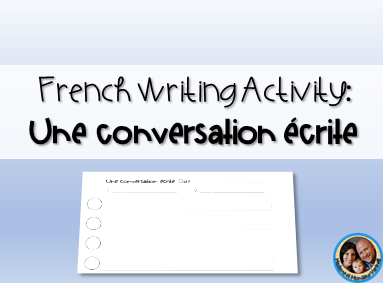 La classe de M. Hartnell: French Writing Activity