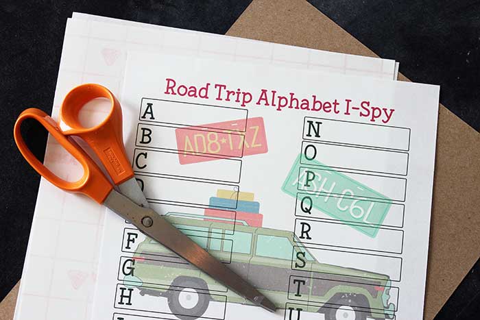 Awesome Alphabet Road Trip I Spy Printable | Sunny Day Family