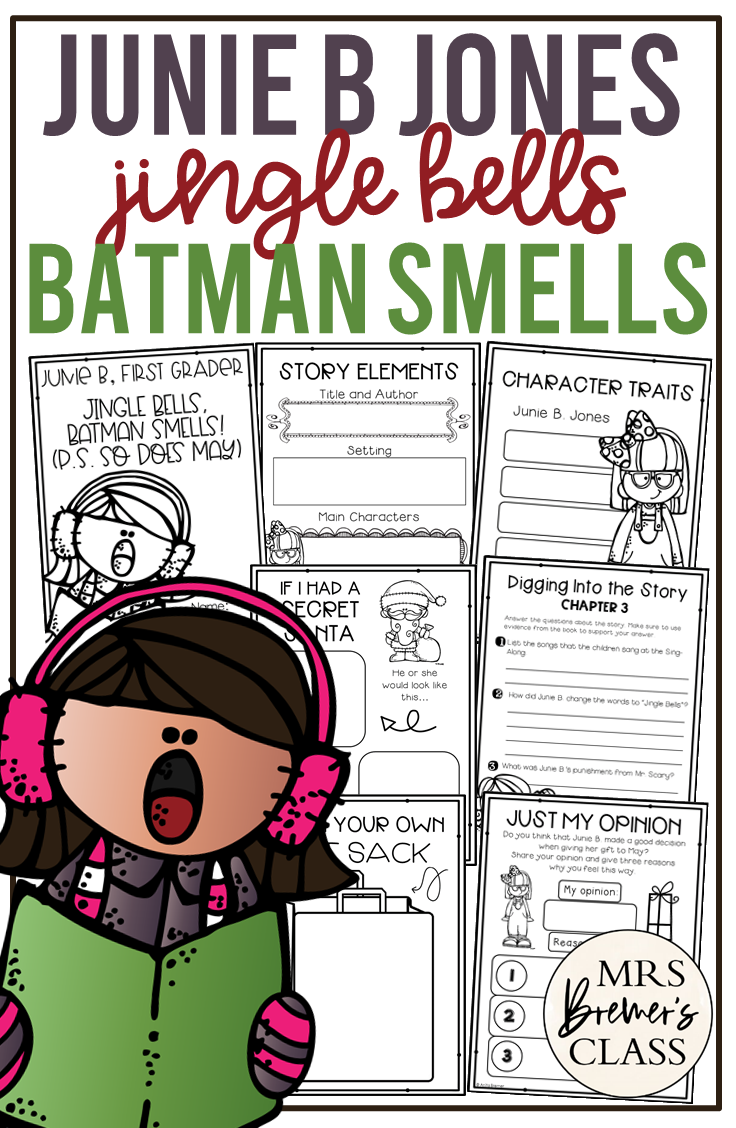 Junie B. Jones Jingle Bells, Batman Smells! (P.S. So Does May) | Mrs ...
