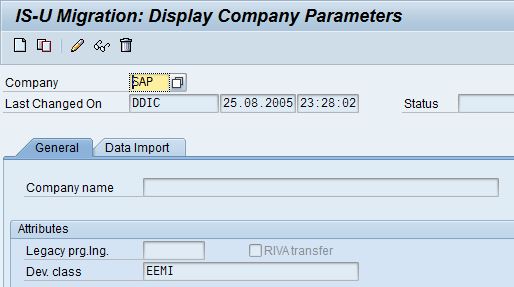 SAP ABAP ISU: EMIGALL: Company creation SAP ABAP ISU: EMIGALL: Company creation