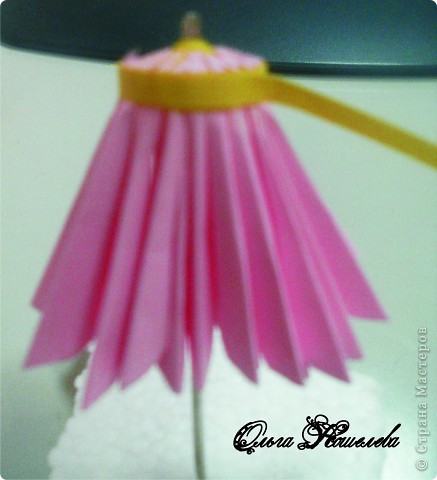 How to make pink flowers - crazzy craft