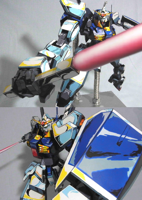 GUNDAM GUY: RX-178 Gundam Mk-II AEUG - 3D Anime Style Scratch Build