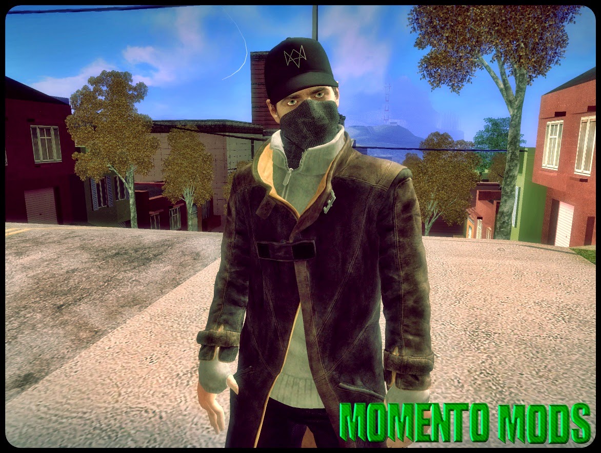 GTA SA - Skin Aiden Pearce De Watch Dogs | Momento Mods - Mods Para GTA ...