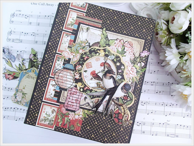 Kalalayaa's Art Stuido: Graphic 45 - Bird song scrapbook album